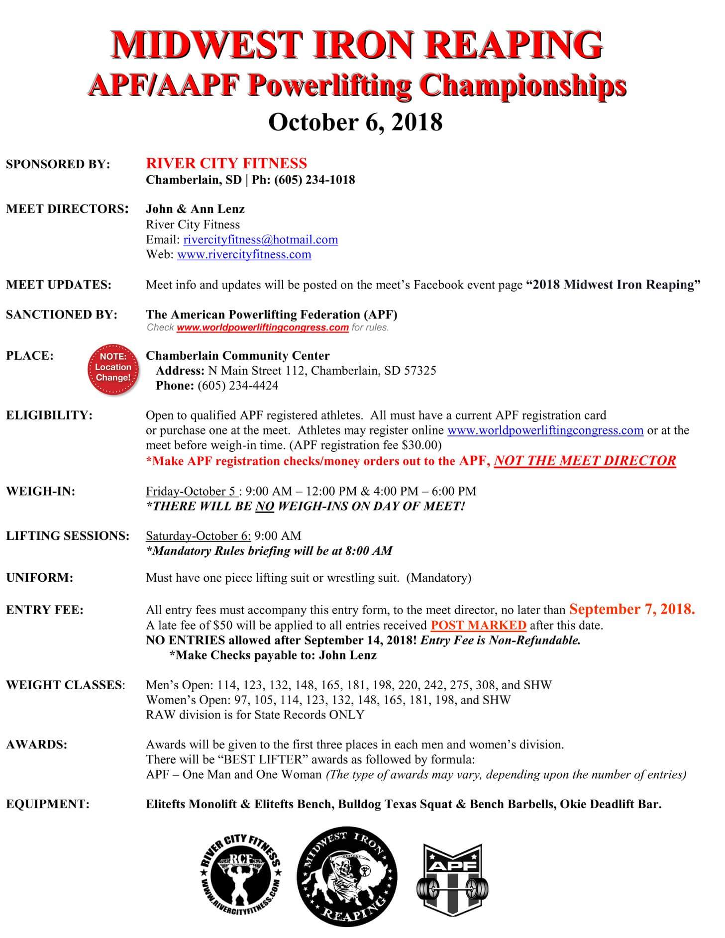 Meet Calendar – World Powerlifting Congress