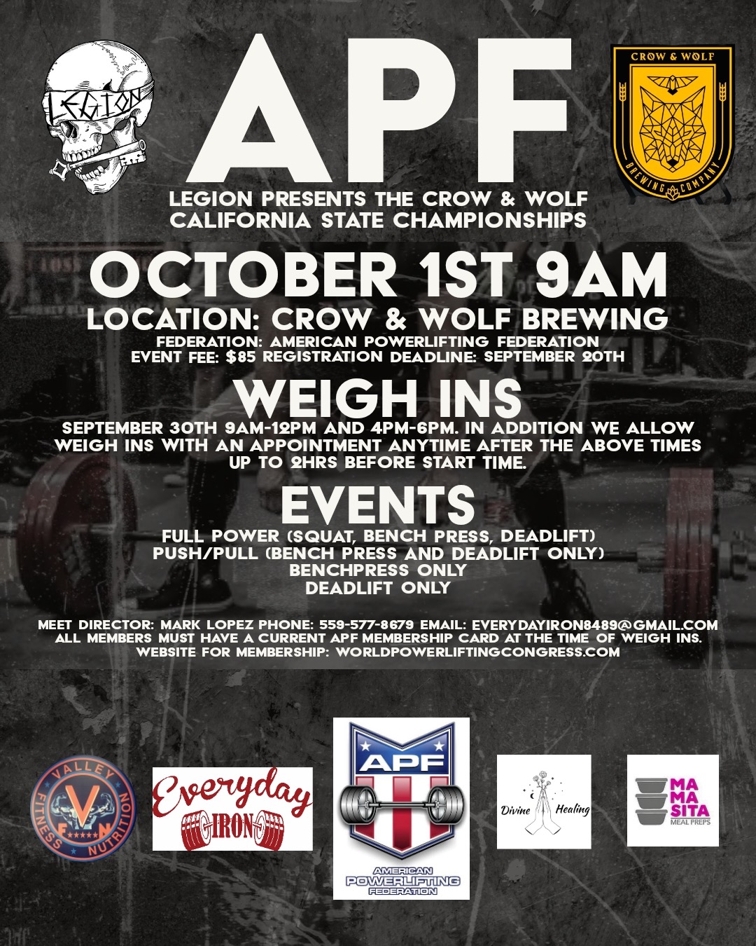 Meet Calendar – World Powerlifting Congress
